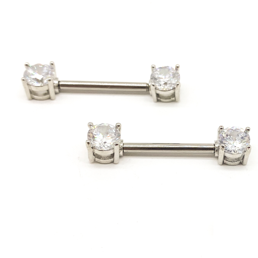 1.6 X 14 X 5 STRAIGHT BAR – STEEL – CRYSTAL – Global Collection